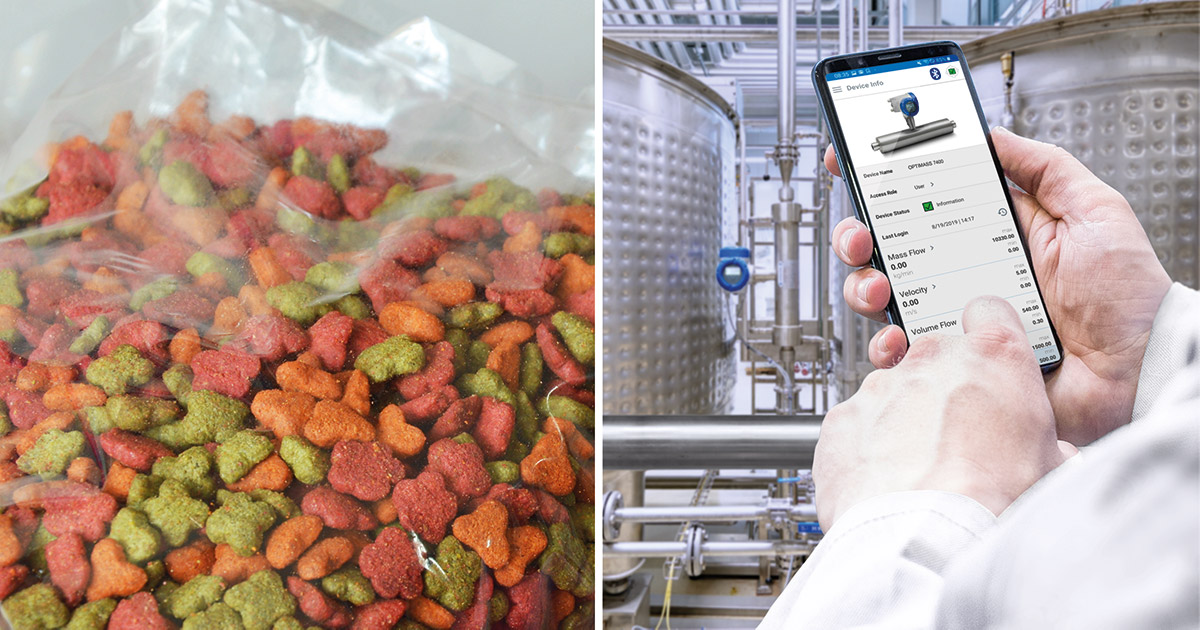 Advanced measurement solutions for pet food production