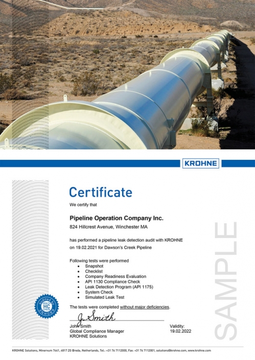 PipePatrol Health Check - Pipeline Management ES